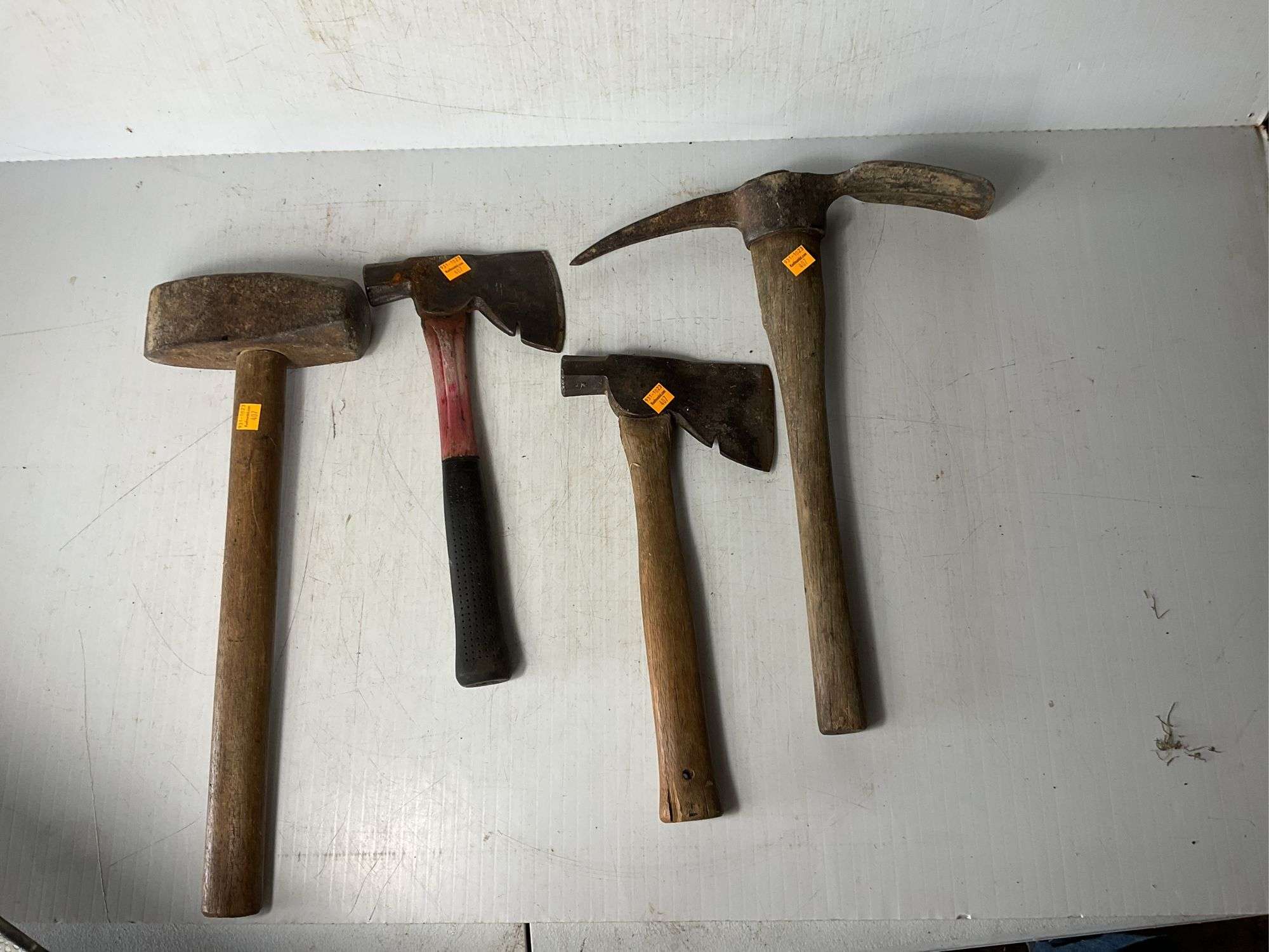 Sledge Hammer, Mattock, 2 Hatches - Kaufman Realty & Auctions