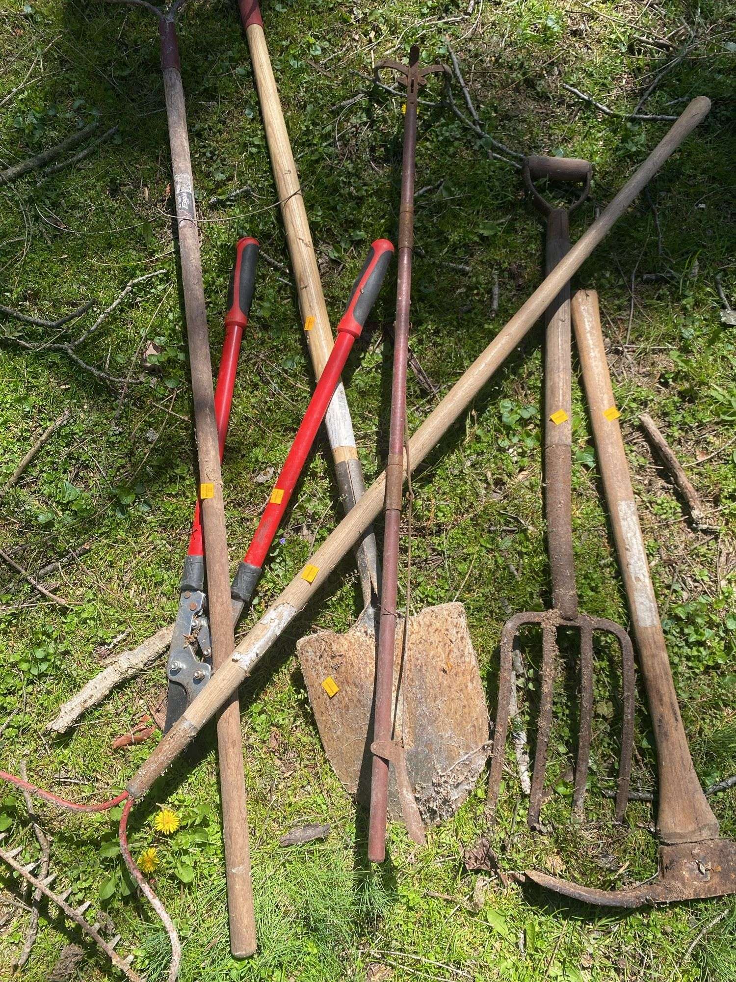 Assortment of Long Handle Tools - Kaufman Realty & Auctions