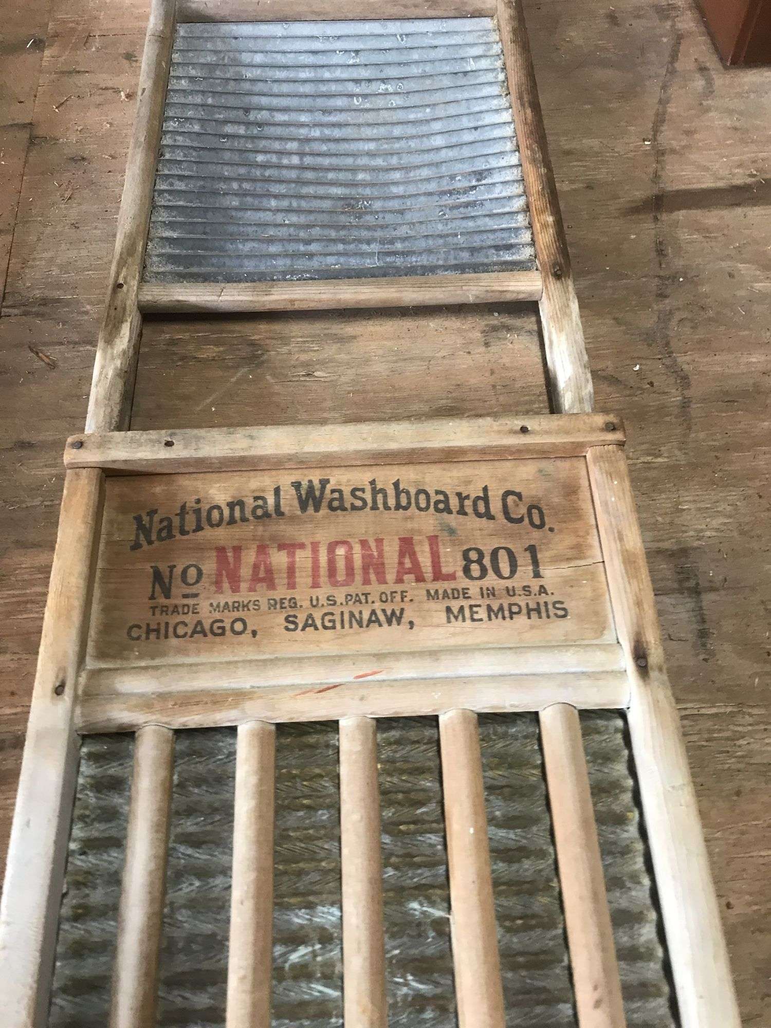 Two Antique Washboards - Kaufman Realty & Auctions