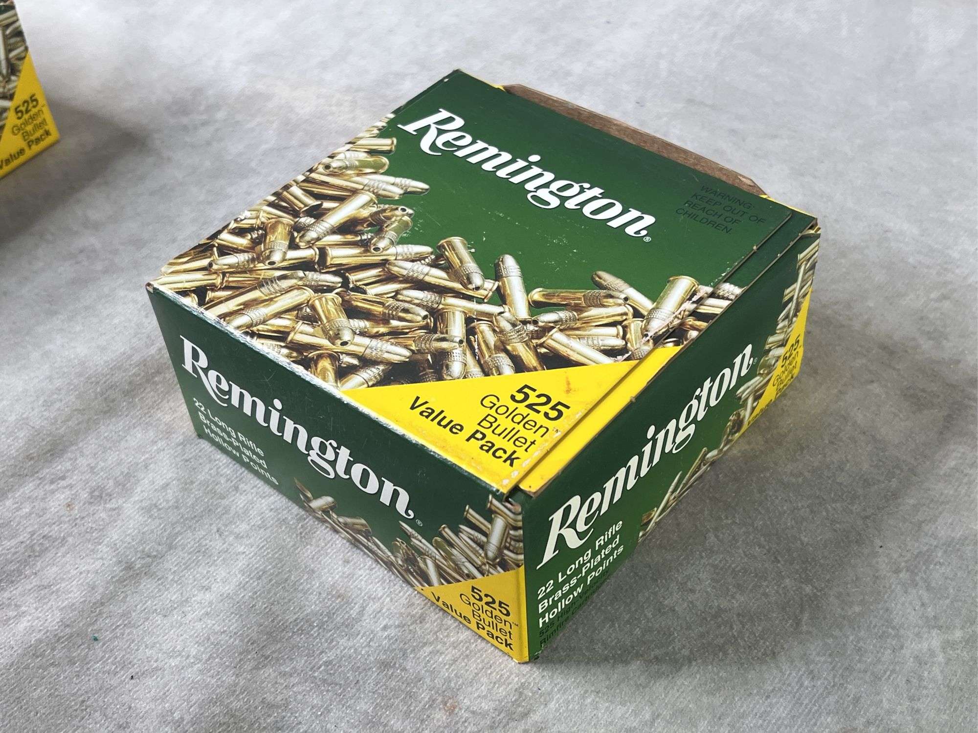 525 Remington Golden Bullet Value Pack 22 Long Rifle Brass Plated ...