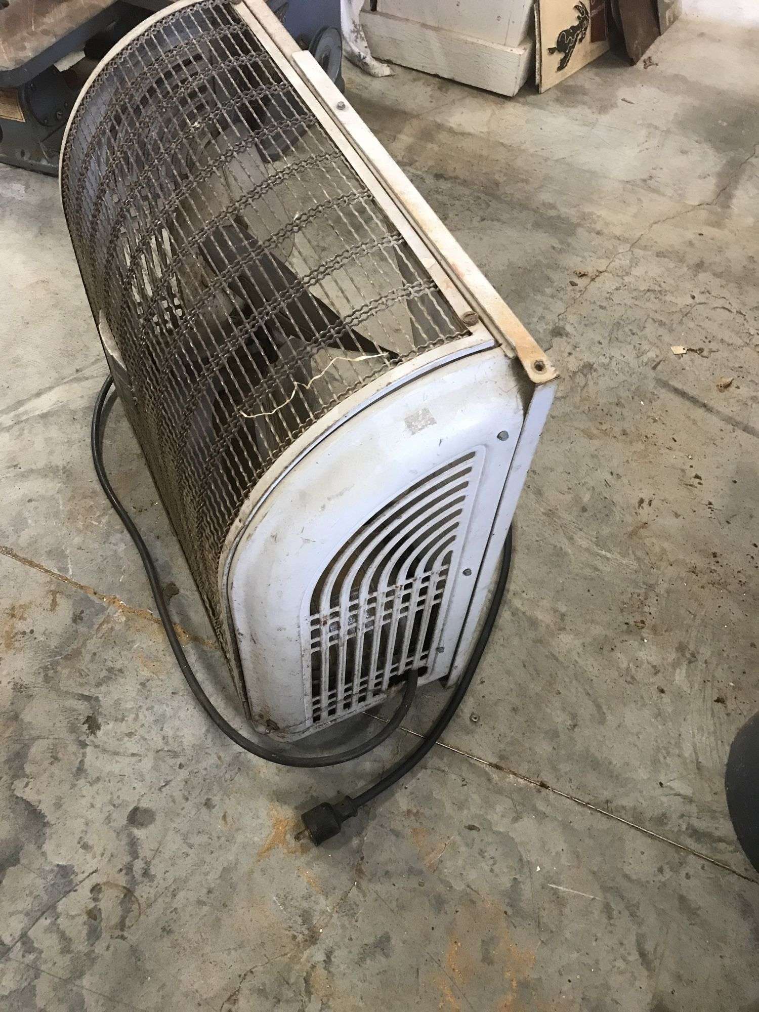 Large industrial Homart cooler fan - Kaufman Realty & Auctions
