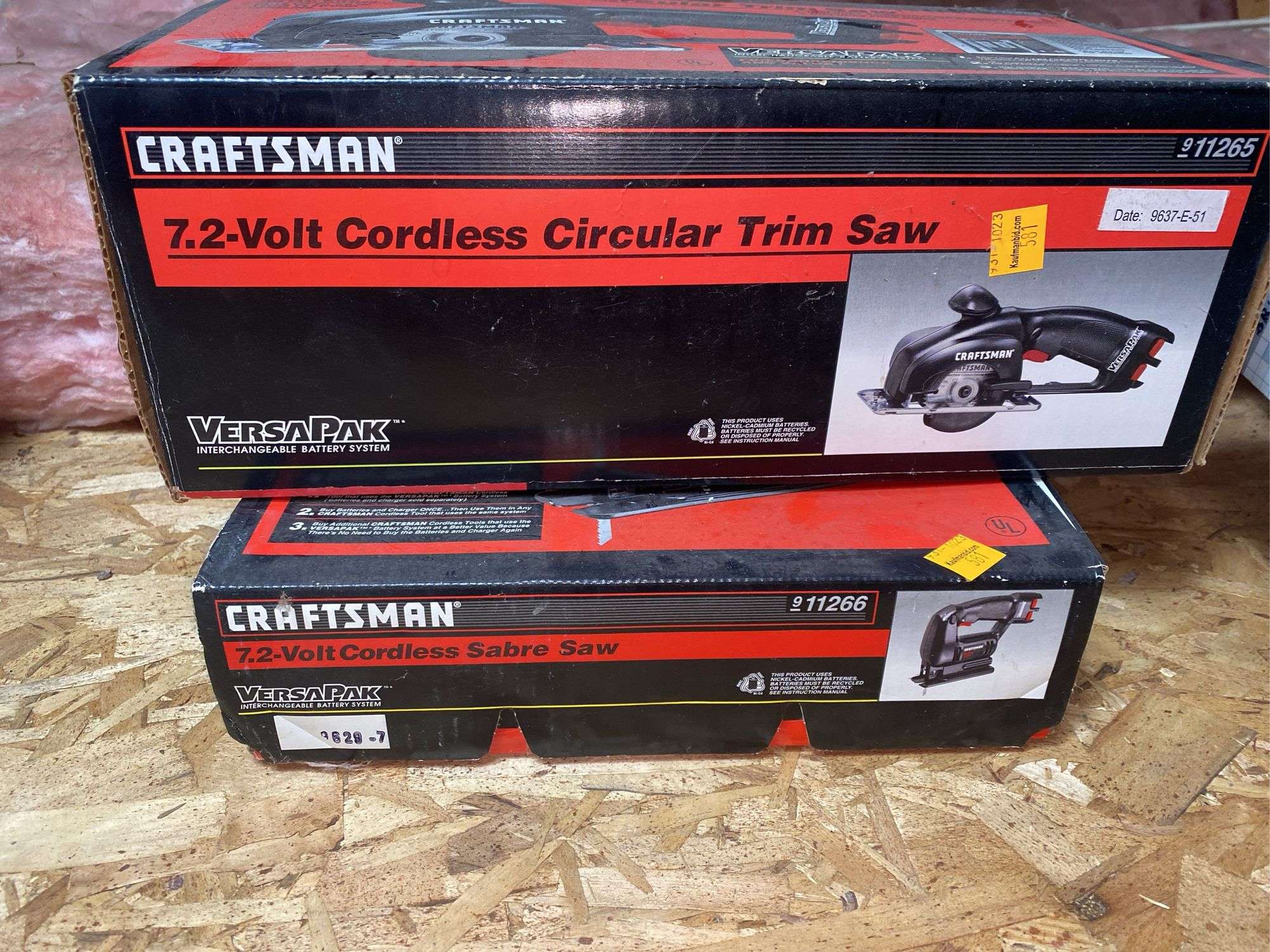 Craftsman Cordless Circular Trim Saw, Craftsman Cordless Sabre Saw ...