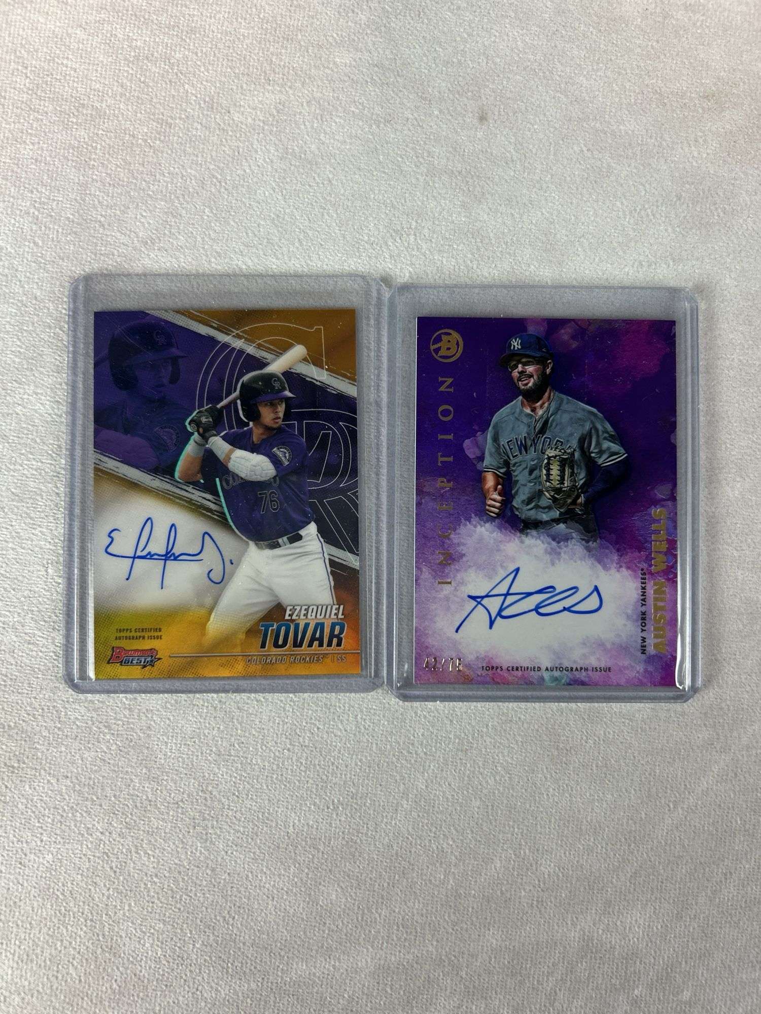 (14) Autographed Baseball Cards Including Rookies - Kaufman Realty ...