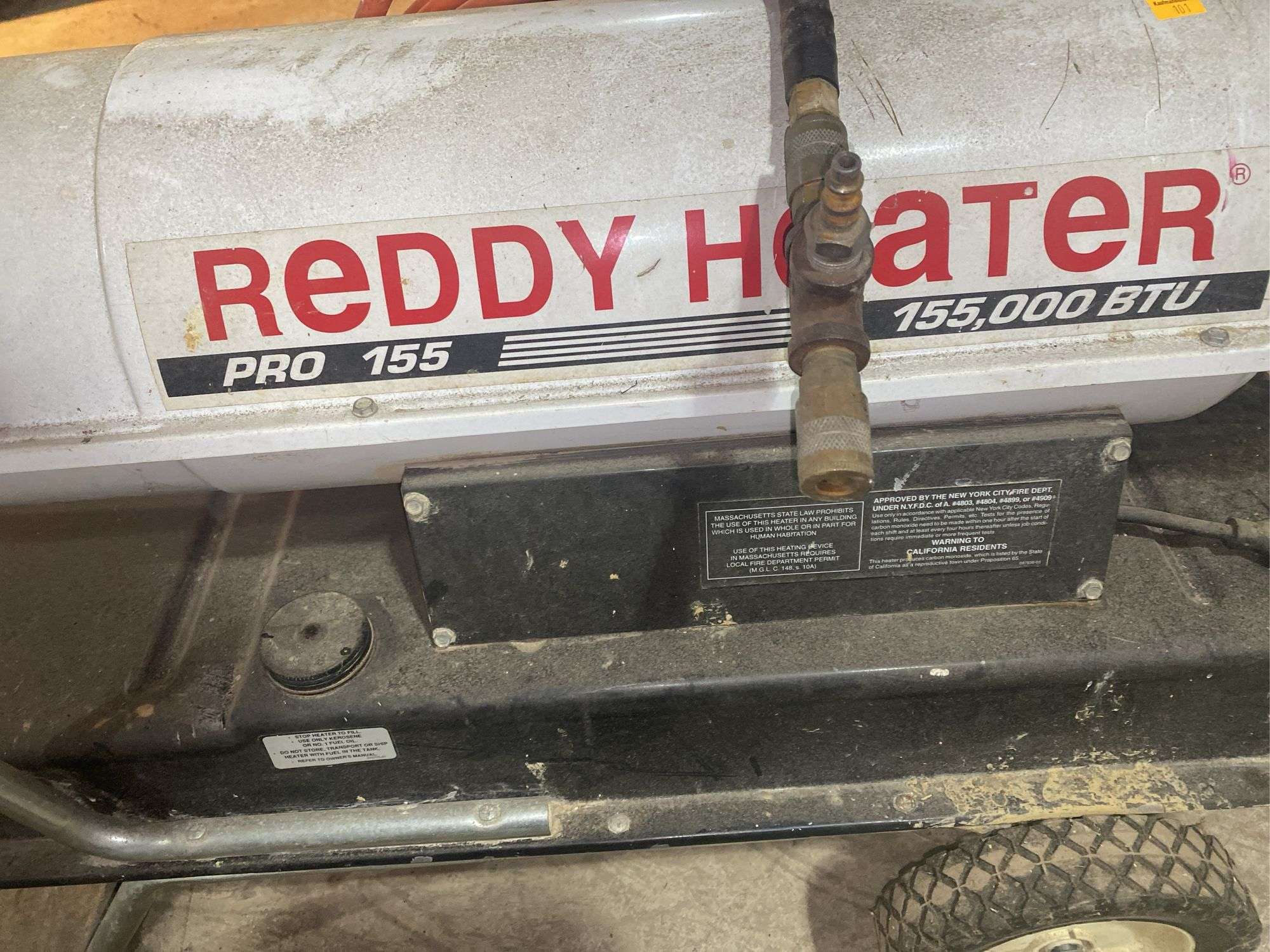 Reddy Heater Pro 155, 155,000 BTU - Kaufman Realty & Auctions