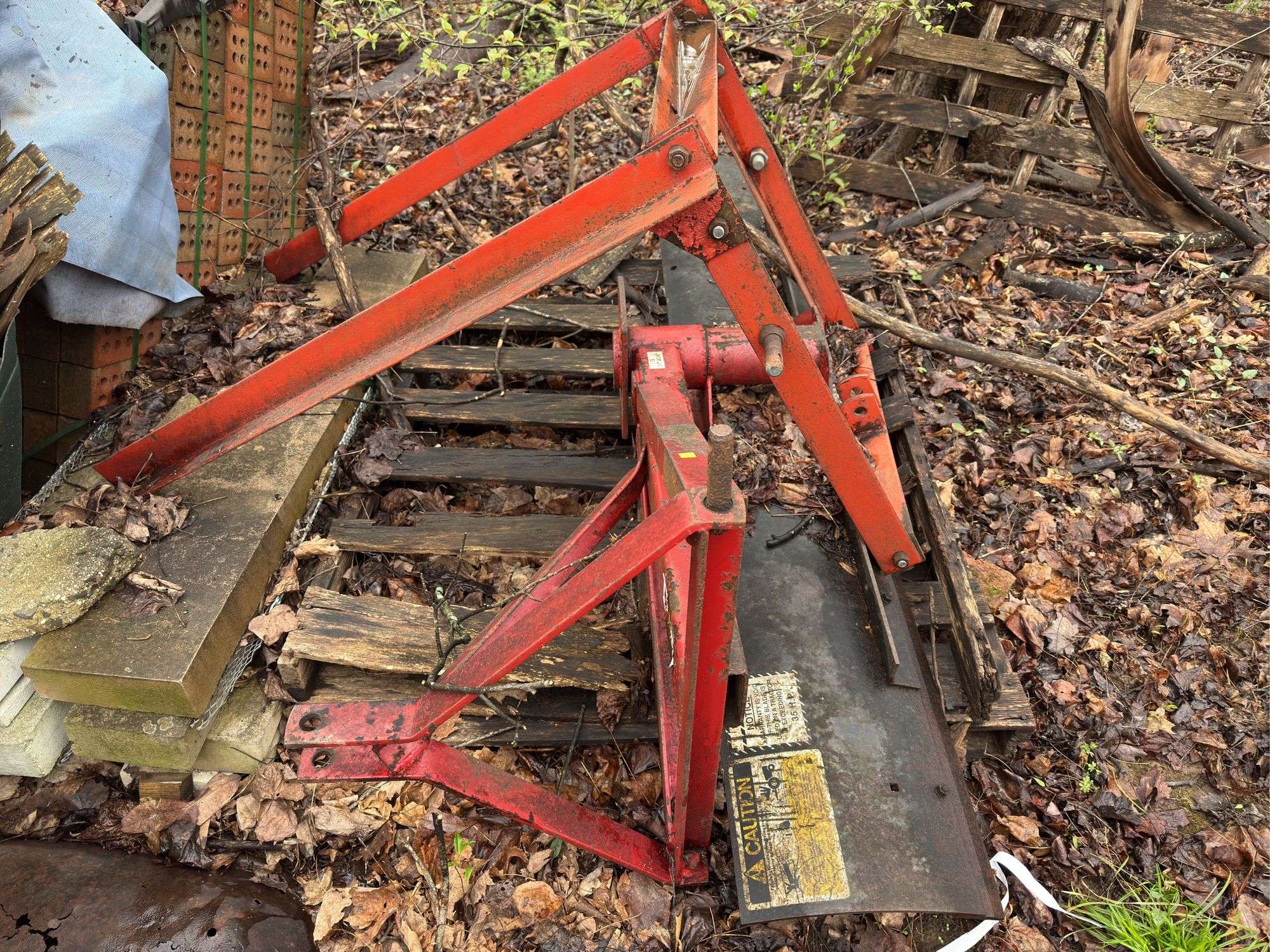 3 Pt. Snow Blade Attachment, 3 Pt. Mount - Kaufman Realty & Auctions