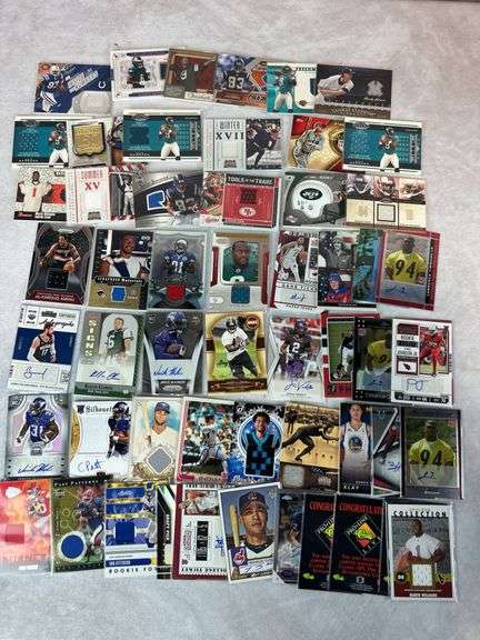 (57) Card Lot - (26) Baseball, Football & Basketball Autographs & (31 ...