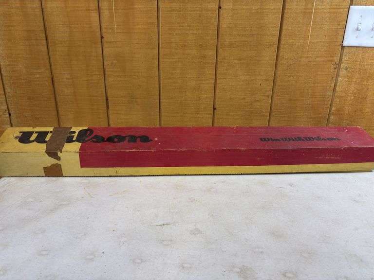 Vintage Wilson Box w/ Fishing Rods - Kaufman Realty & Auctions