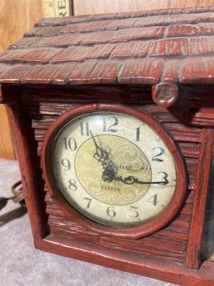The Ranch Haddon electric clock - Kaufman Realty & Auctions