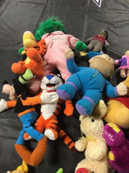 Vintage Plush Toys, Teletubbies, Barney, Goofy, Rugrats - Kaufman ...