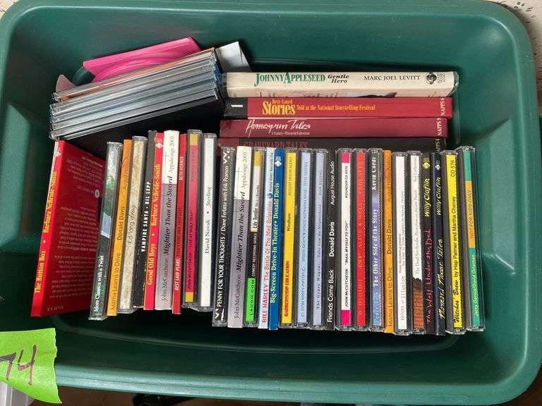 ASSORTED CDS AND CASSETTE TAPES - Kaufman Realty & Auctions