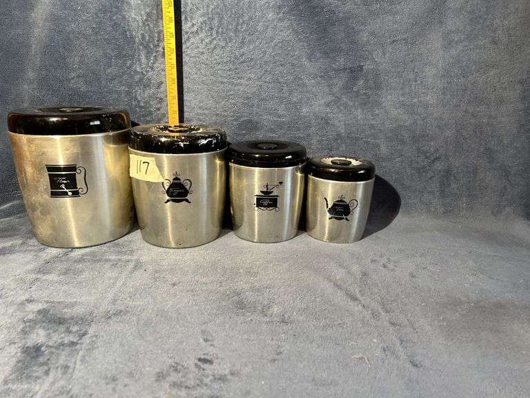WEST BEND METAL CANISTER SET - Kaufman Realty & Auctions