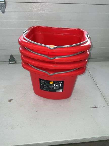 New 20 quart heavy duty pails - Kaufman Realty & Auctions