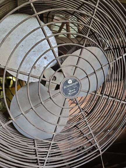 Schaefer Barn Kooler fan - Kaufman Realty & Auctions
