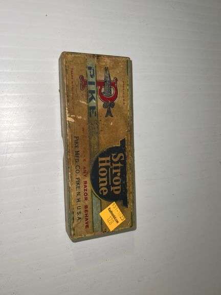 Vintage Pike Strop Hone Razor Sharpener - Kaufman Realty & Auctions