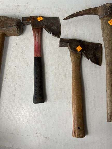 Sledge Hammer, Mattock, 2 Hatches - Kaufman Realty & Auctions