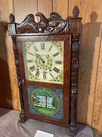 Eli & Henry Terry 30 hr. Shelf clock - Circ 1825 - no weights - Kaufman ...