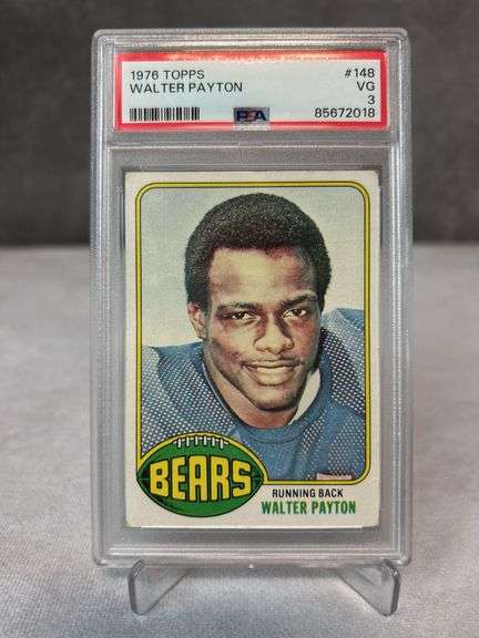 PSA 3 1976 Topps Walter Payton Rookie Card-Looks better than grade ...