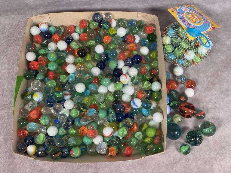 VINTAGE MARBLES AND NEWER MARBLES - Kaufman Realty & Auctions