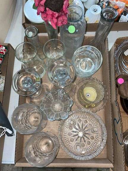 ETCHED GLASS, PRINCESS HOUSE GLASSWARE, EUROPEAN COLLECTION GLASSWARE ...