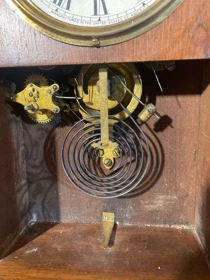 Seth Thomas 8-day walnut mantel clock - Circ 1890 - Kaufman Realty ...