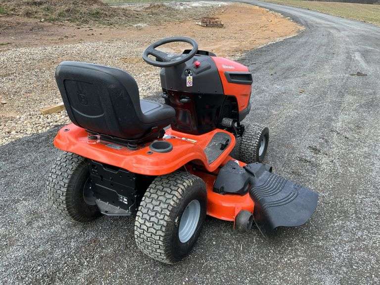 Husqvarna YTH 24V54, mower, 54” deck, only 46 hours - Kaufman Realty ...
