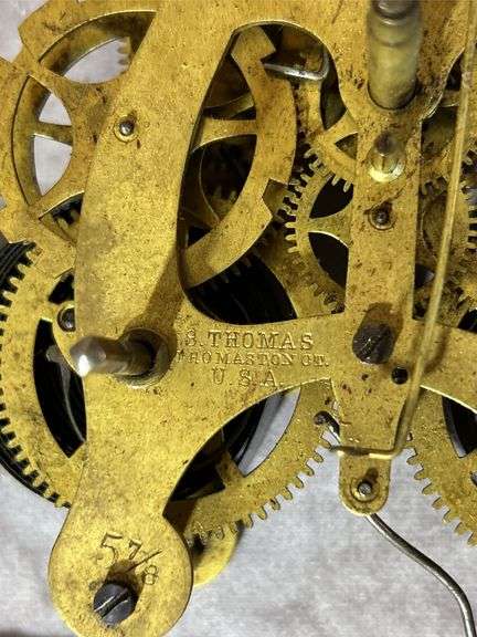 (7) Seth Thomas clock movements - as is - Kaufman Realty & Auctions