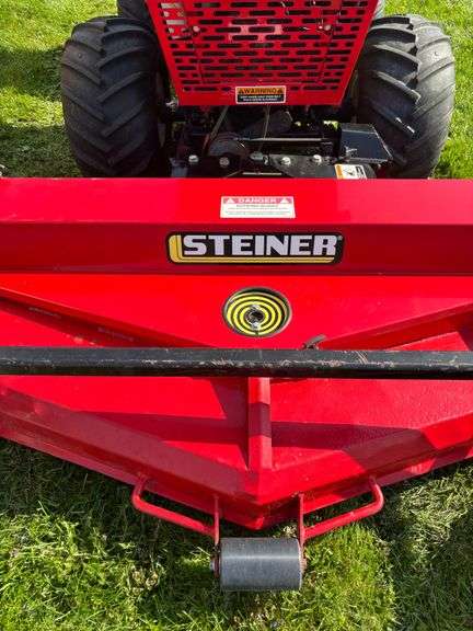 Steiner 430 Tractor w/Kubota Diesel & Flip Up Deck (Sharp) - Kaufman ...