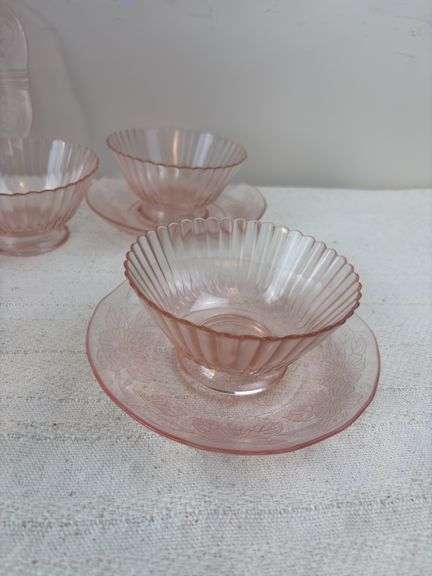 Pink Depression Glassware - Kaufman Realty & Auctions