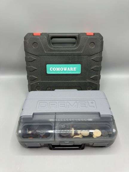 COMOWARE CORDLESS DRILL WITH BATTERY AND DREMEL ROTARY TOOL - Kaufman ...