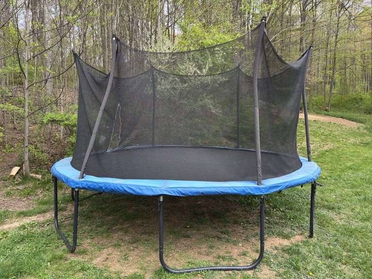 Propel Trampoline with side net - about 150 in. Diameter - Kaufman ...