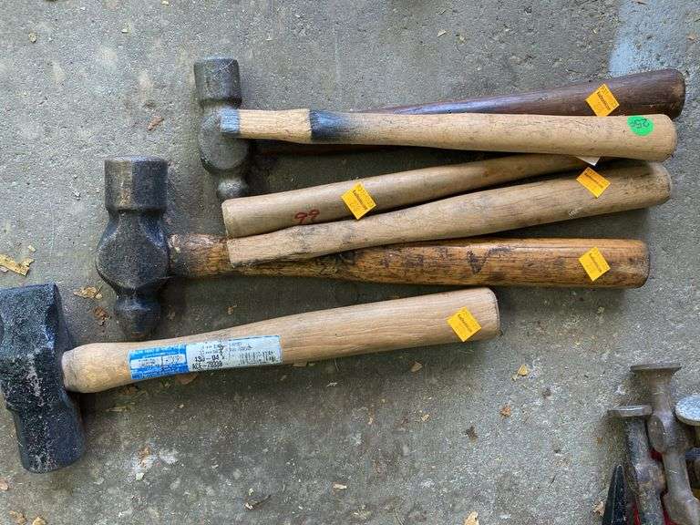 Assortment of Hammers and Handles - Kaufman Realty & Auctions