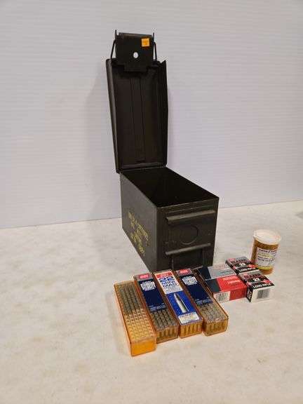 Metal Ammo Can w/ (4) Full Boxes 22 LR & Misc. 22 - Kaufman Realty ...