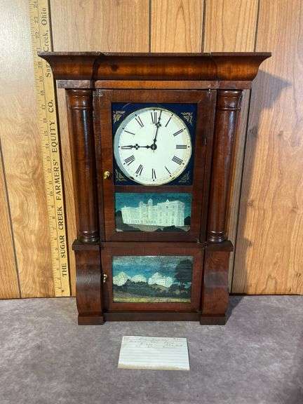 Goodman 8-day rosewood mantel clock - Circ 1860 - Kaufman Realty & Auctions