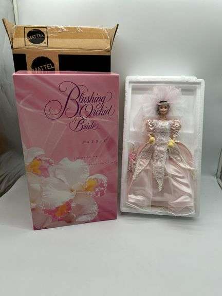 MATTEL BARBIE BLUSHING ORCHID BRIDE THE WEDDING FLOWER COLLECTION ...