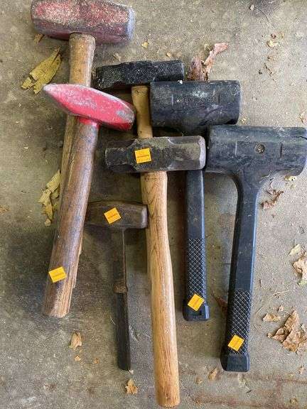 Assortment of Hammers and Mallets - Kaufman Realty & Auctions