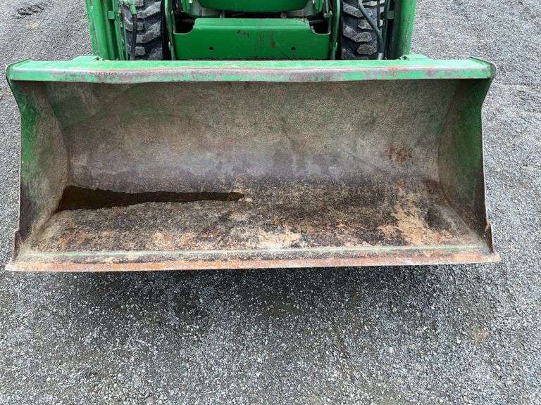 John Deere 4100 w/ 410 front end loader, 4 wheel drive, 732 hrs. On ...