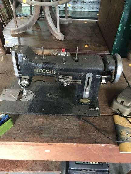 Necchi Sewing machine - Kaufman Realty & Auctions