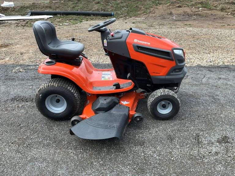 Husqvarna YTH 24V54, mower, 54” deck, only 46 hours - Kaufman Realty ...