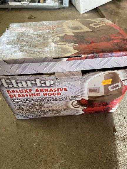 Deluxe Abrasive Blasting Hood - Kaufman Realty & Auctions