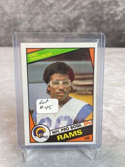 1984 Topps Eric Dickerson Rookie Card #280-EX+-Rams all time great ...