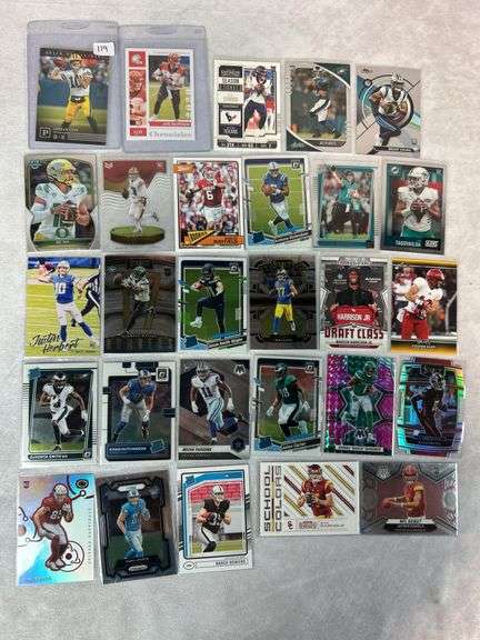 (25+) NFL Stars & Superstar Rookies - Burrow, Daniels, Stroud, Puka, Harrison, Bowers, McBride ...