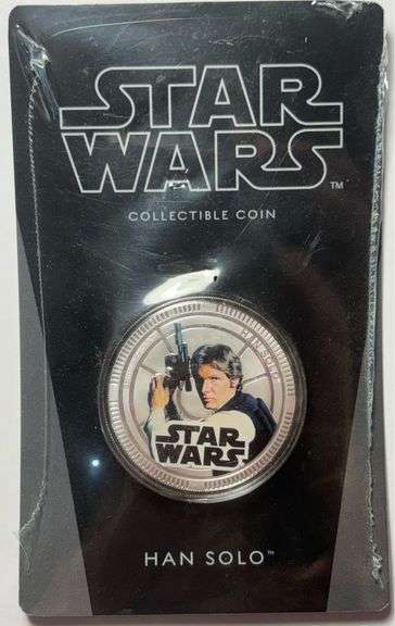 Sealed 2011 Brilliant Uncirculated Silver-Plated Niue Star Wars Han ...