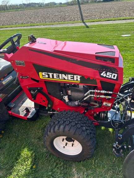 Steiner 450 Tractor w/ Airfx 61” Mower Deck - Kaufman Realty & Auctions
