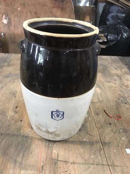 Antique McCoy Number Six Butter Churn - Kaufman Realty & Auctions