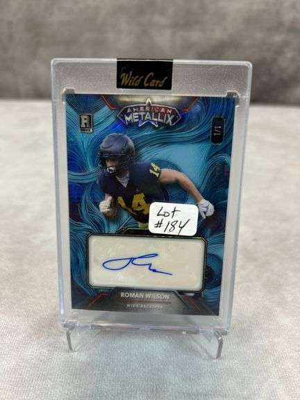 2023 1 of 1 Wild Card Roman Wilson Autograph Card-Pitt Panthers-Mint ...