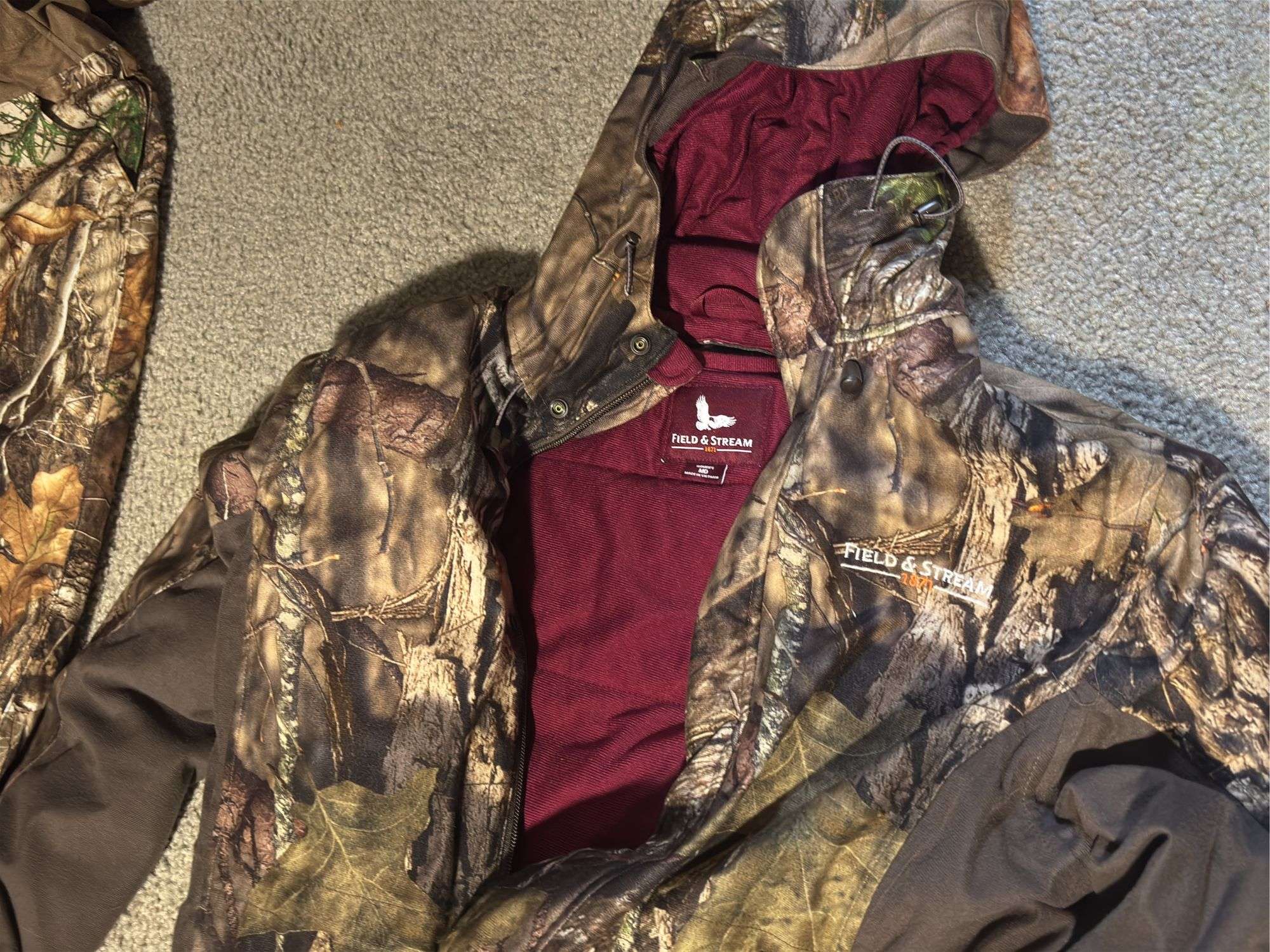 Field and Stream Camo Coat & Habit camo overalls - Kaufman Realty ...