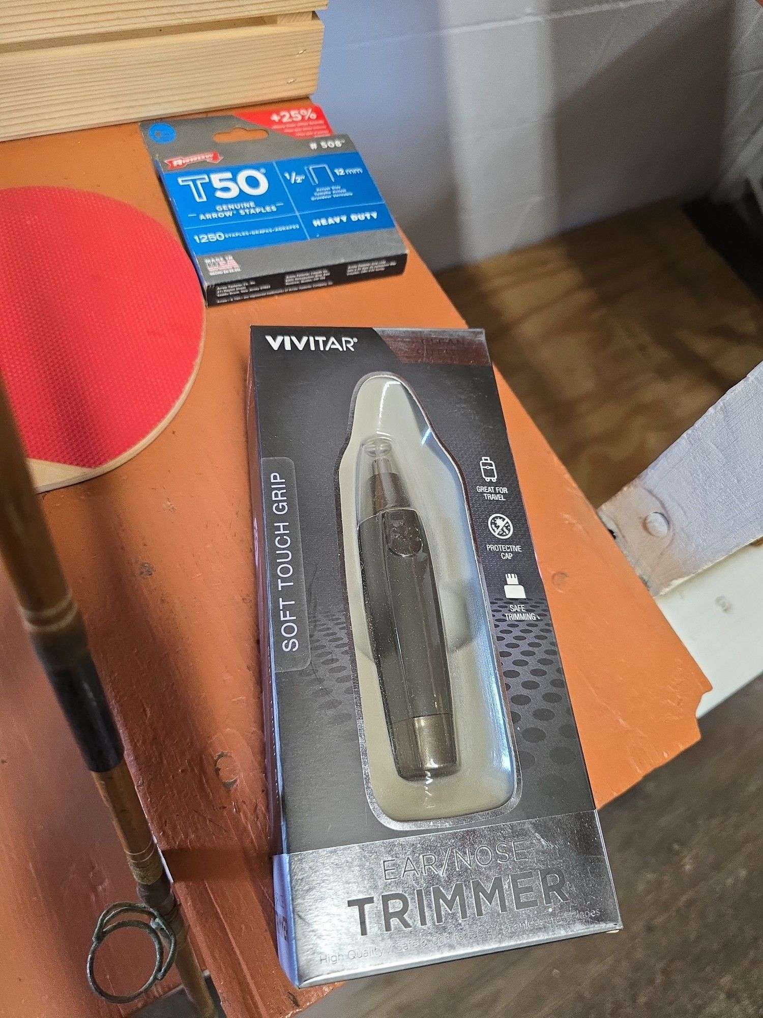 STAPLE, NOSE TRIMMER, WOODEN CRATE, PING PONG PADDLE - Kaufman Realty ...