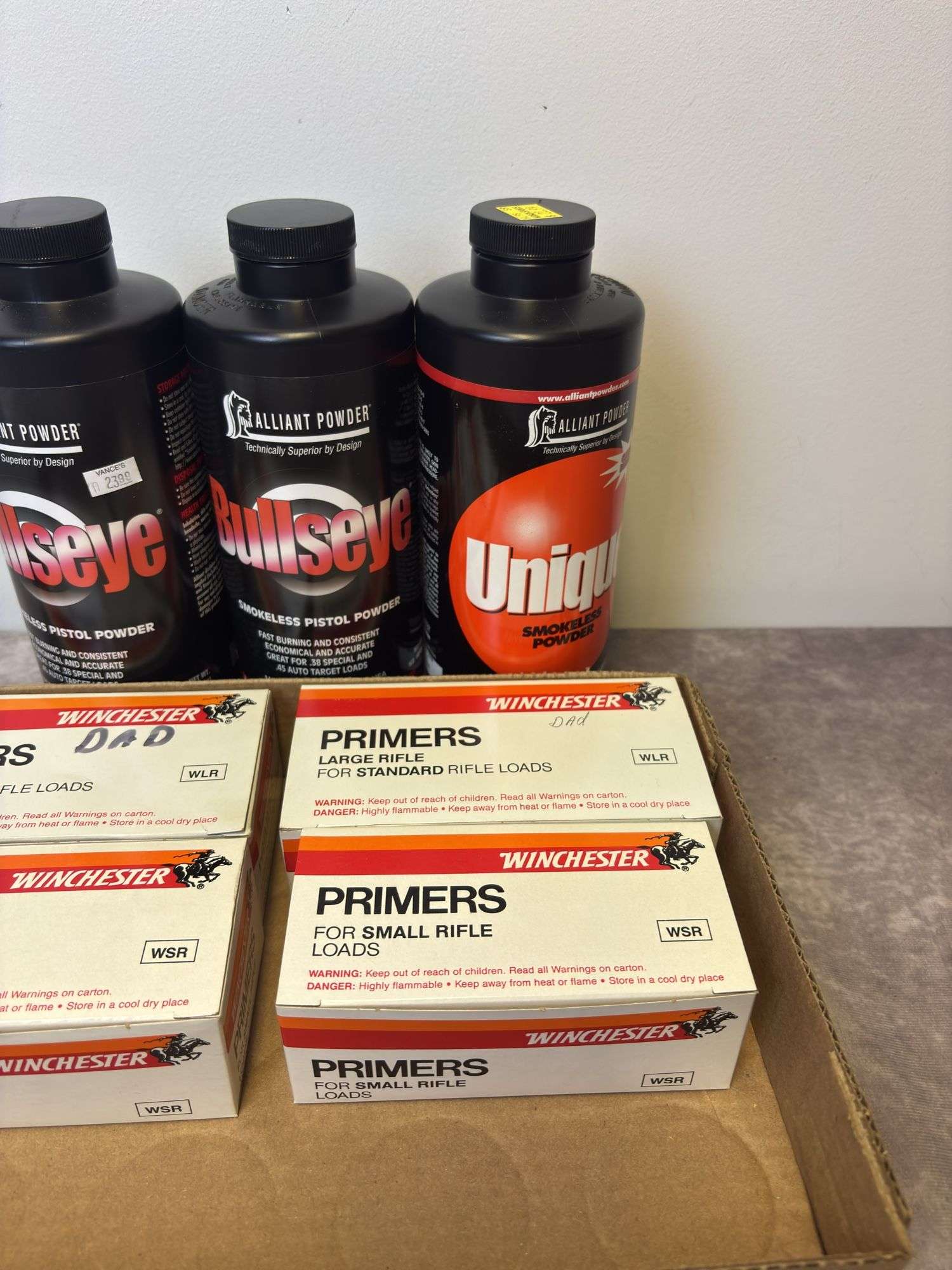 Primers & Powder - Kaufman Realty & Auctions