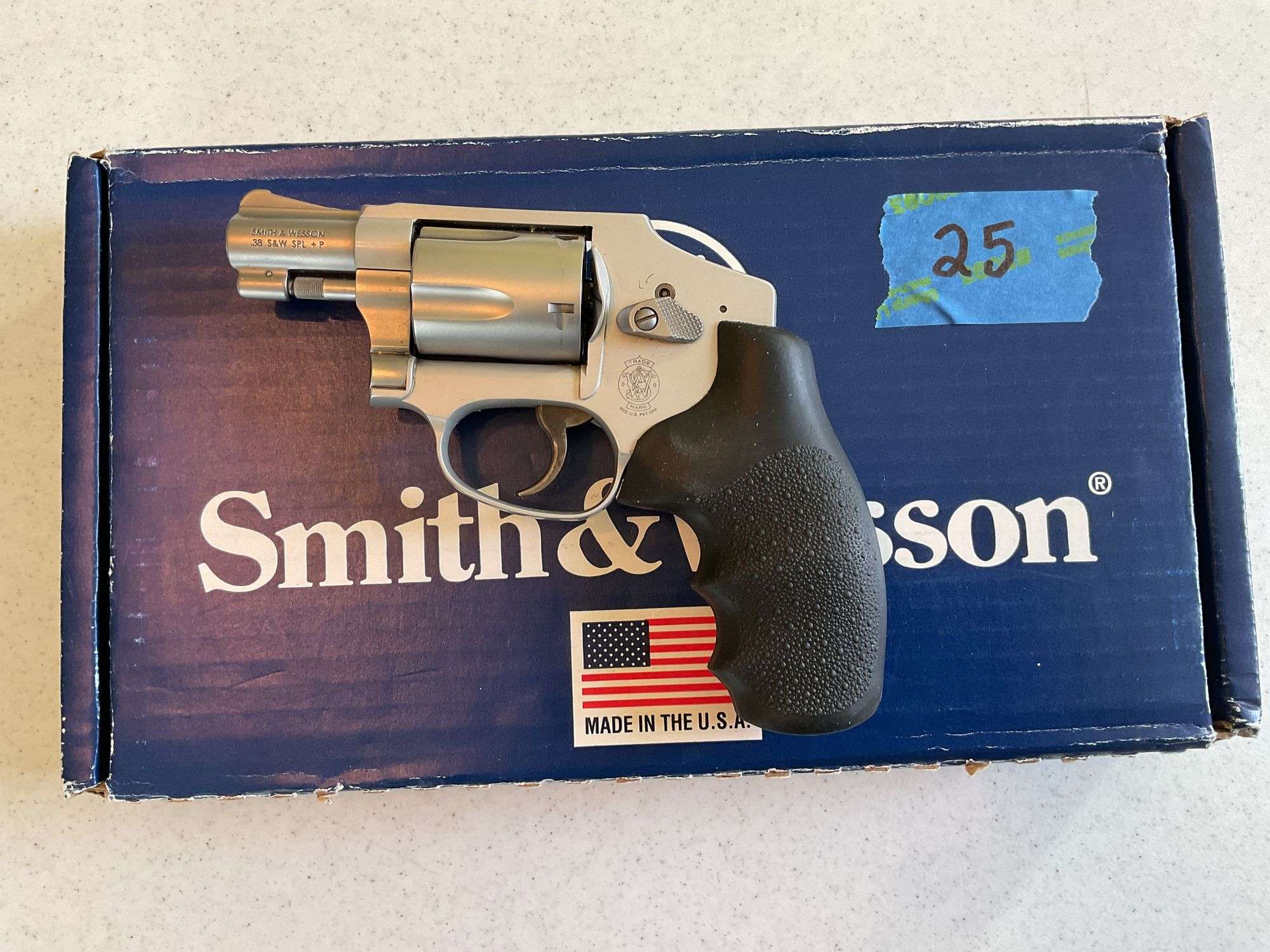 SMITH & WESSON .38 REVOLVER - Kaufman Realty & Auctions