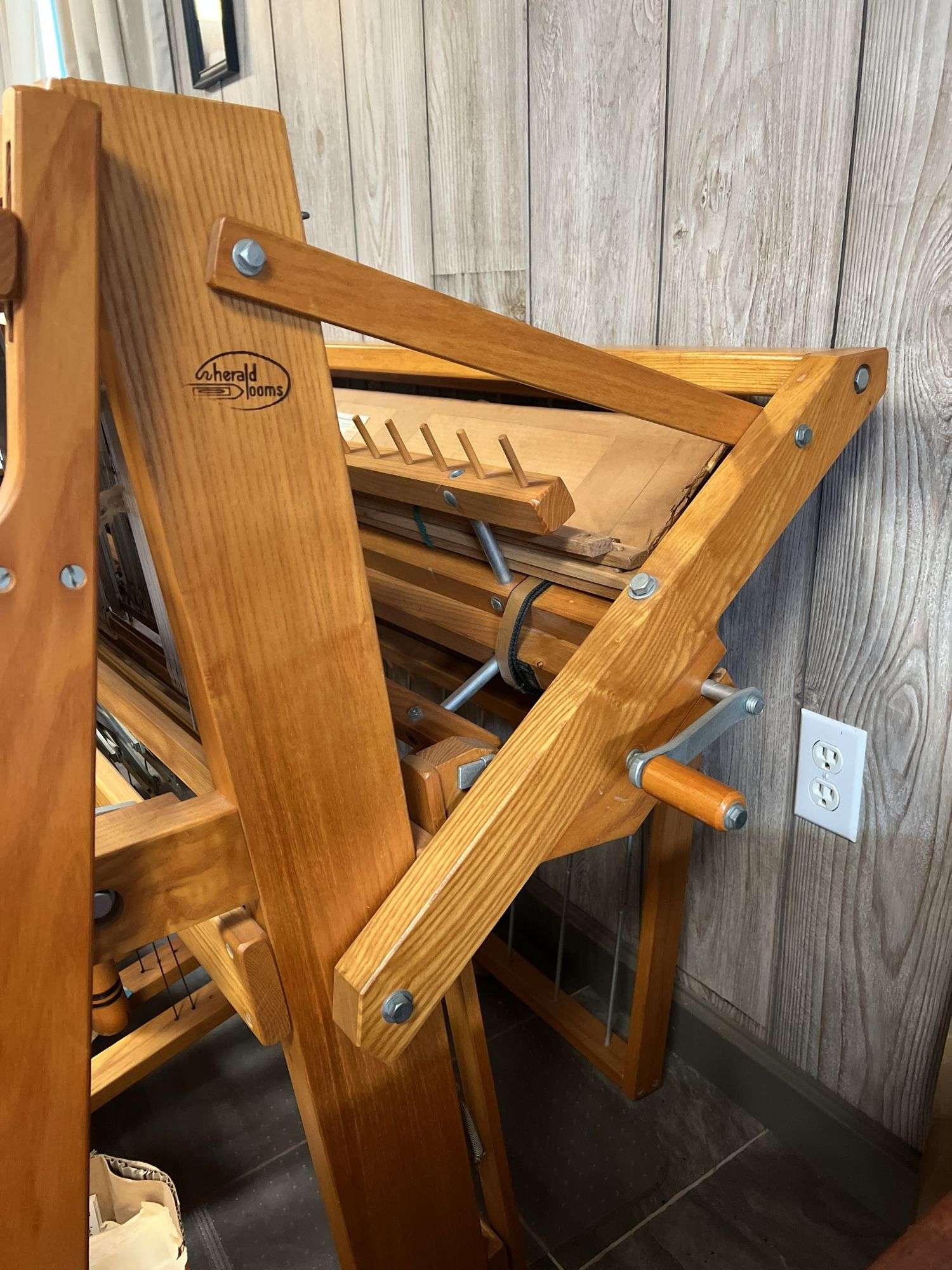 Herald Looms weaving loom- overall 56" - Kaufman Realty & Auctions
